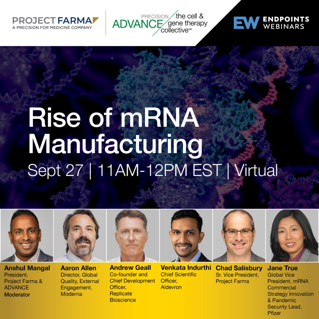 Webinar: Rise of mRNA manufacturing - Precision Medicine Group