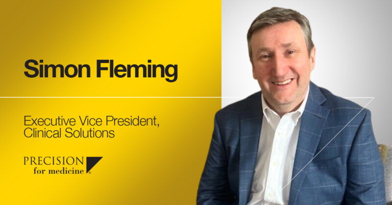 Simon Fleming Joins Precision - Precision Medicine Group